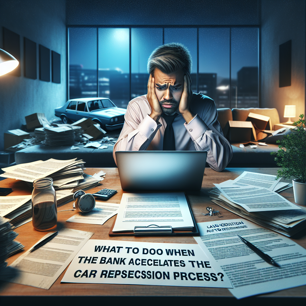 O que fazer quando o banco acelera o processo de apreensão do carro? O ...